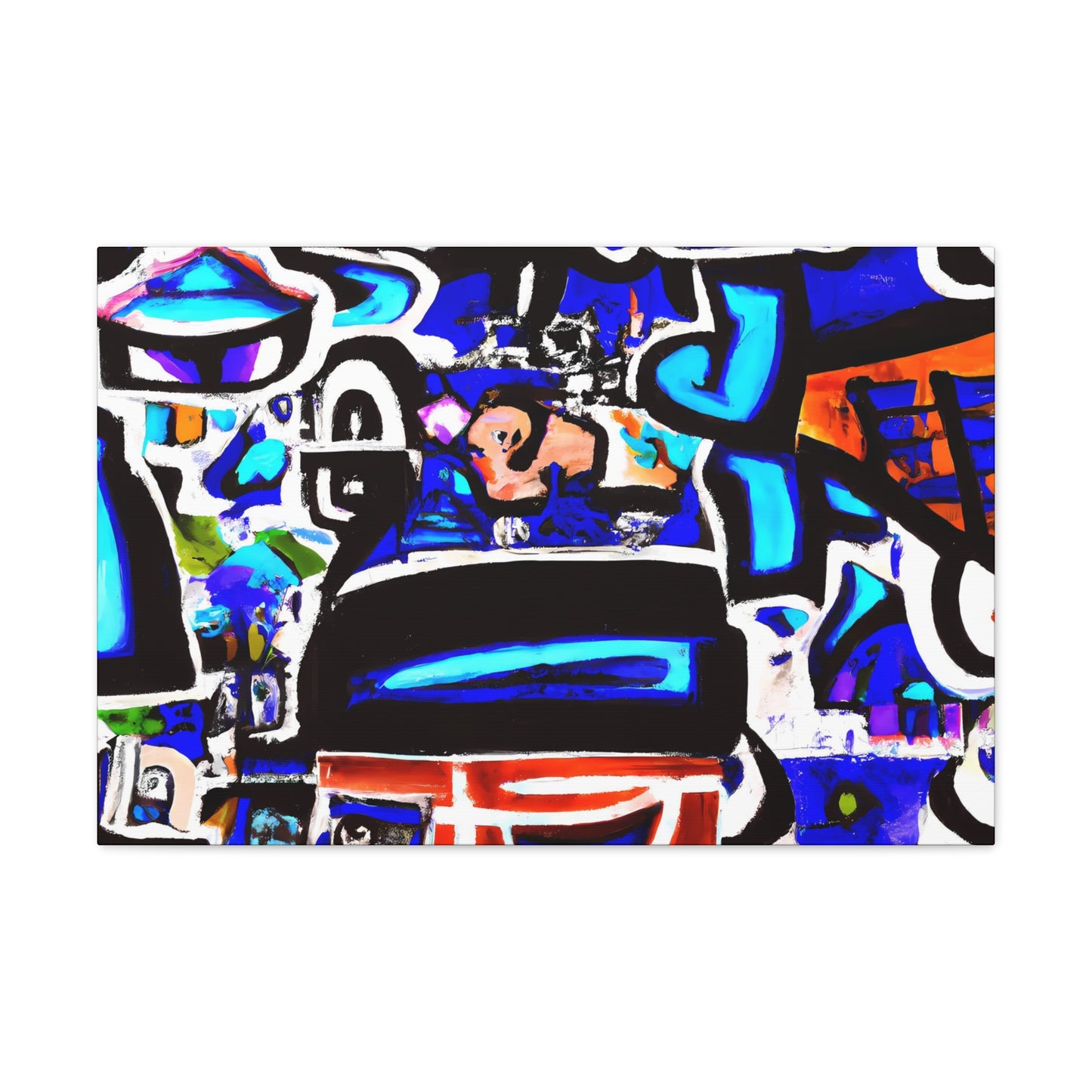 Jays, Graffiti Series | Horizontal Wall Art – Cultured Nest